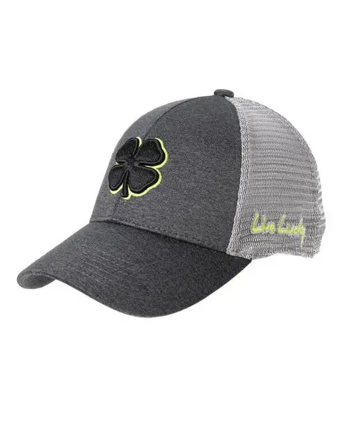 BLACK CLOVER Luck Series Trucker Cap - Black