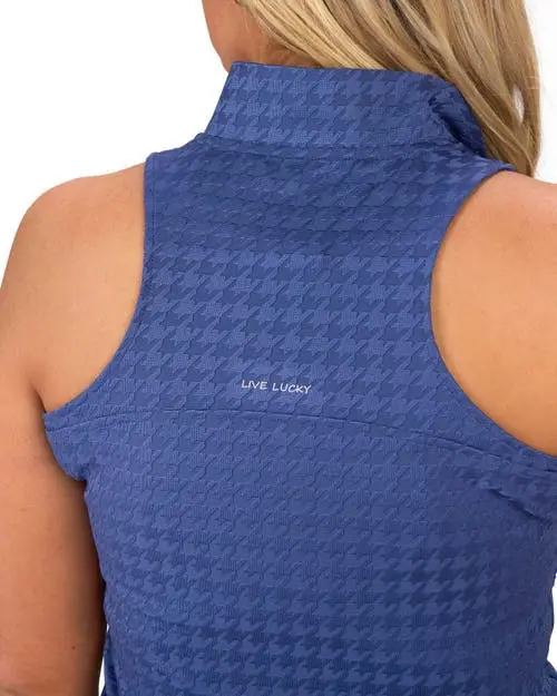 BLACK CLOVER Lynx Sleeveless Polo - Navy