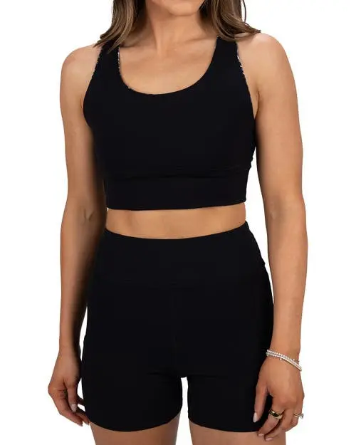 BLACK CLOVER Tykee Reversible Sports Bra - Black