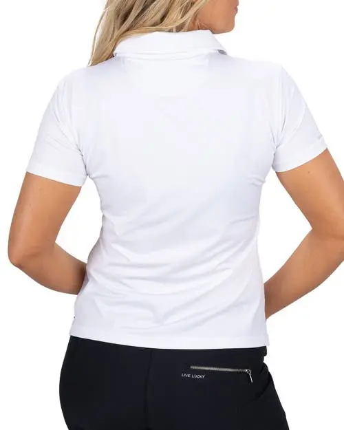 BLACK CLOVER Mina Polo - White