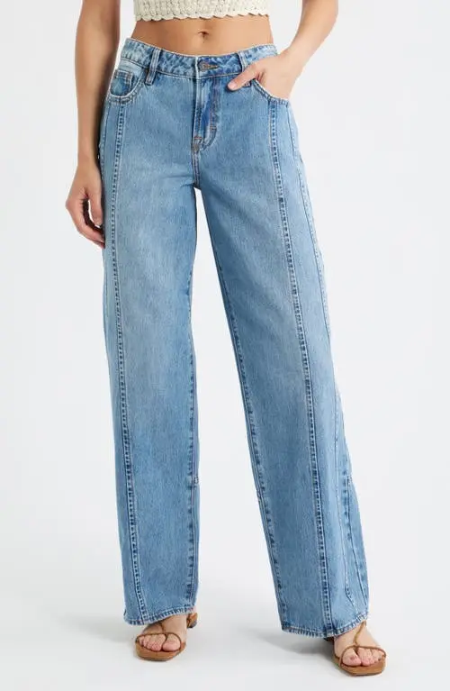 HIDDEN JEANS Seamed Wide Leg Dad Jeans