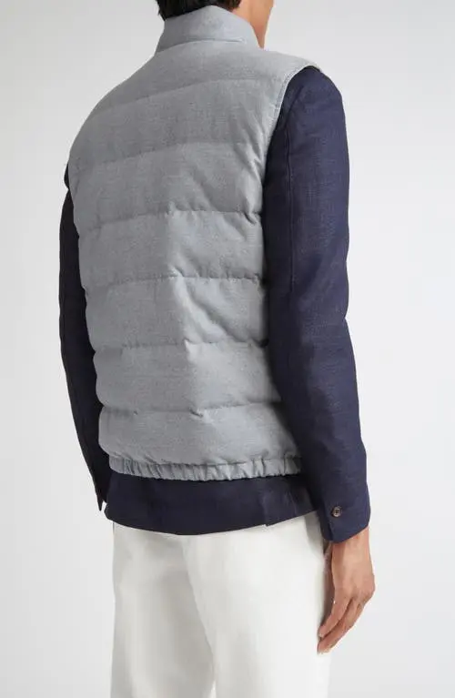 Eleventy Wool Down Puffer Vest