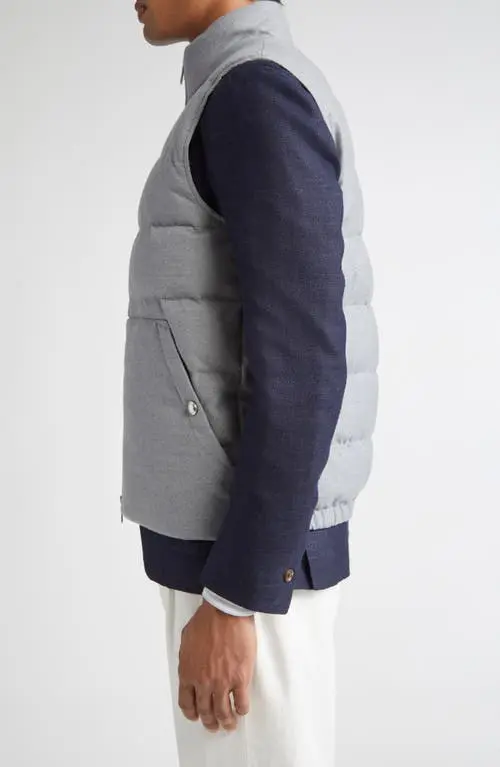 Eleventy Wool Down Puffer Vest