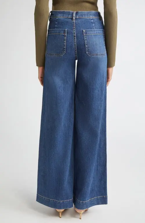 Ramy Brook Cindy Patch Pocket Wide Leg Jeans