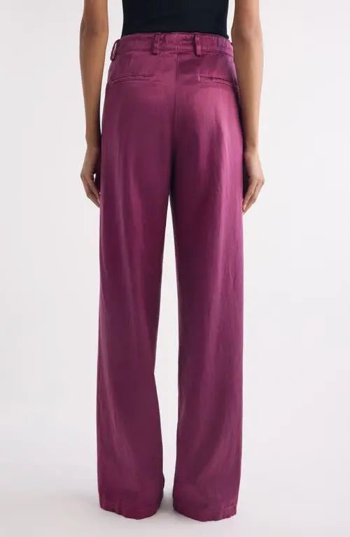 Dries Van Noten Paxy Matelassé Wide-leg Trousers - Raspberry