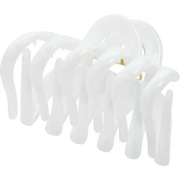 L. Erickson Odelia Claw Clip - White