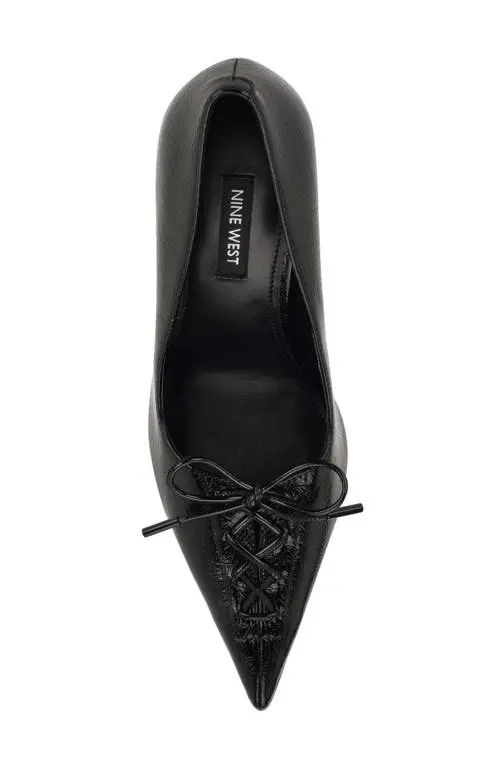 Nine West Marsen Pointed Toe Pump - Black 001