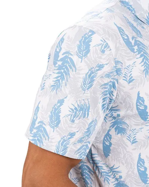 BLACK CLOVER Hidden Clover Polo - Blue