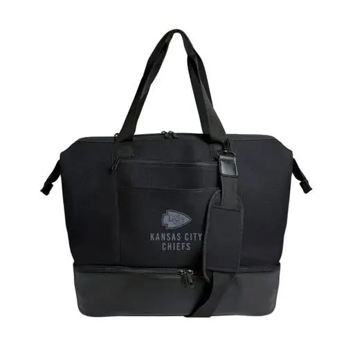 LOGO BRANDS Kansas City Chiefs Weekender Tote - Black