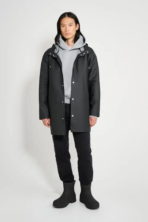 Stutterheim Stockholm Lightweight Raincoat - Black