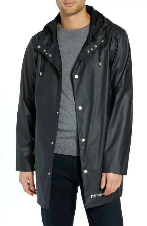 Stutterheim Stockholm Lightweight Raincoat - Black