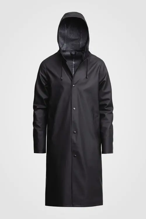 Stutterheim Stockholm Long Hooded Raincoat