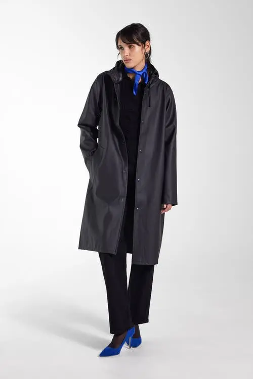 Stutterheim Stockholm Long Hooded Raincoat