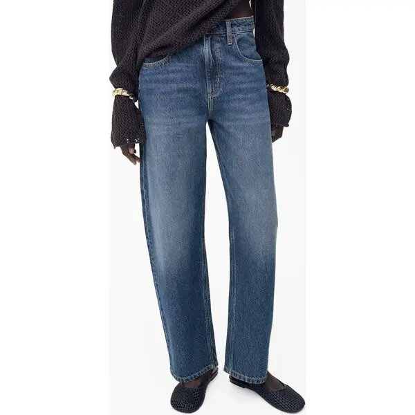 Mango High-rise Balloon Leg Jeans