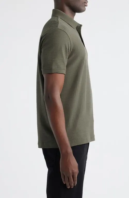 Emporio Armani Geo Texture Cotton Polo