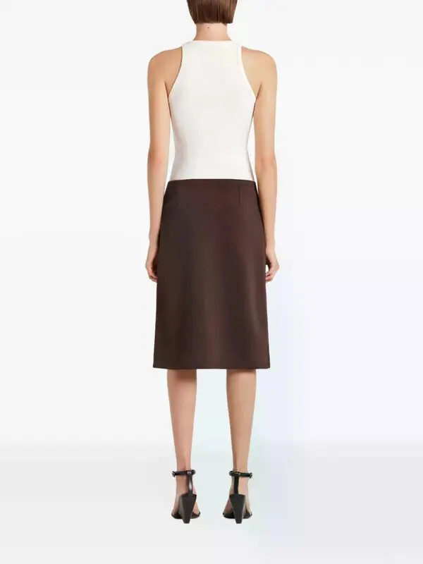 COURREGES Straight-cut Pencil Skirt