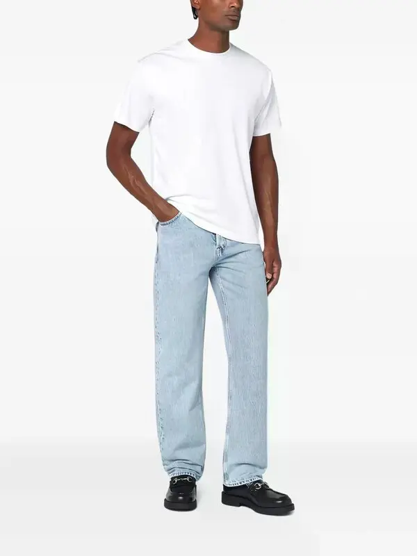 Gucci Leather-patch Straight Jeans