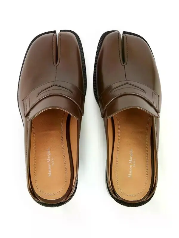 MAISON MARGIELA 55mm Tabi City Mules - Brown