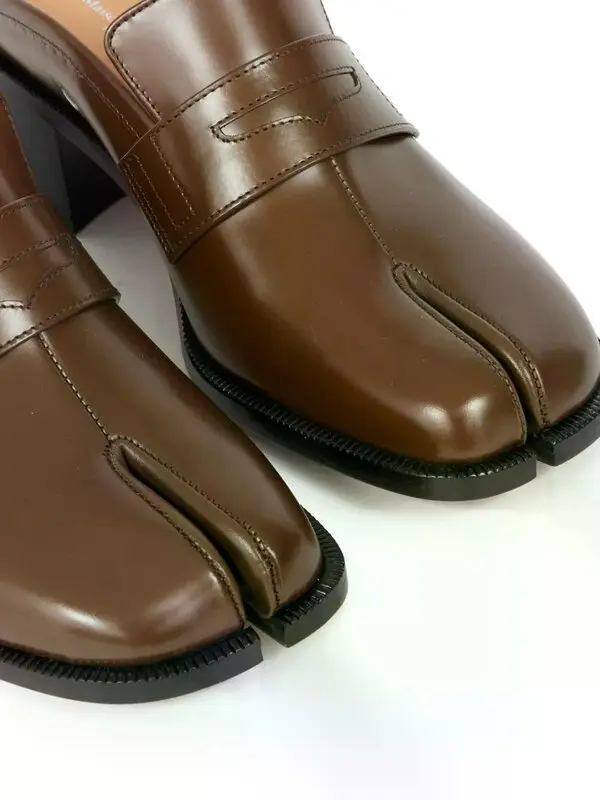 MAISON MARGIELA 55mm Tabi City Mules - Brown
