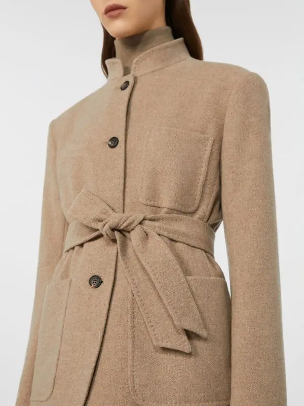 Max Mara Cashmere Jacket With Belt