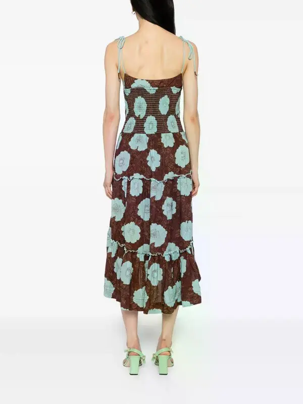 Free People Adriel Midi Dress In Floral Print