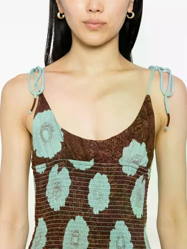 Free People Adriel Midi Dress In Floral Print