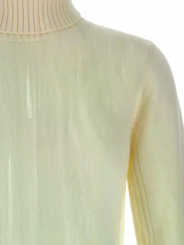 KANGRA Ribbed-knit Turtleneck Sweater - Neutrals