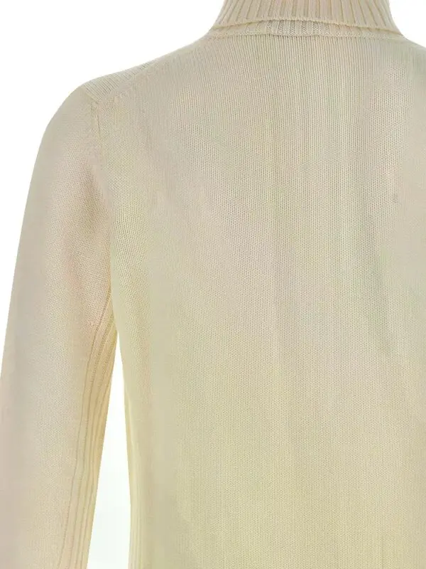 KANGRA Ribbed-knit Turtleneck Sweater - Neutrals