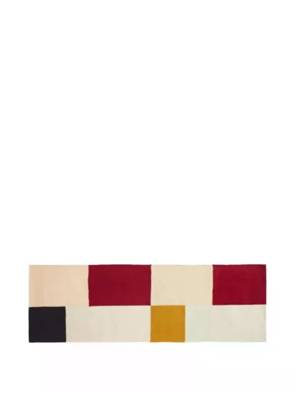 HAY Flat Works Colour-block Rug - Neutrals