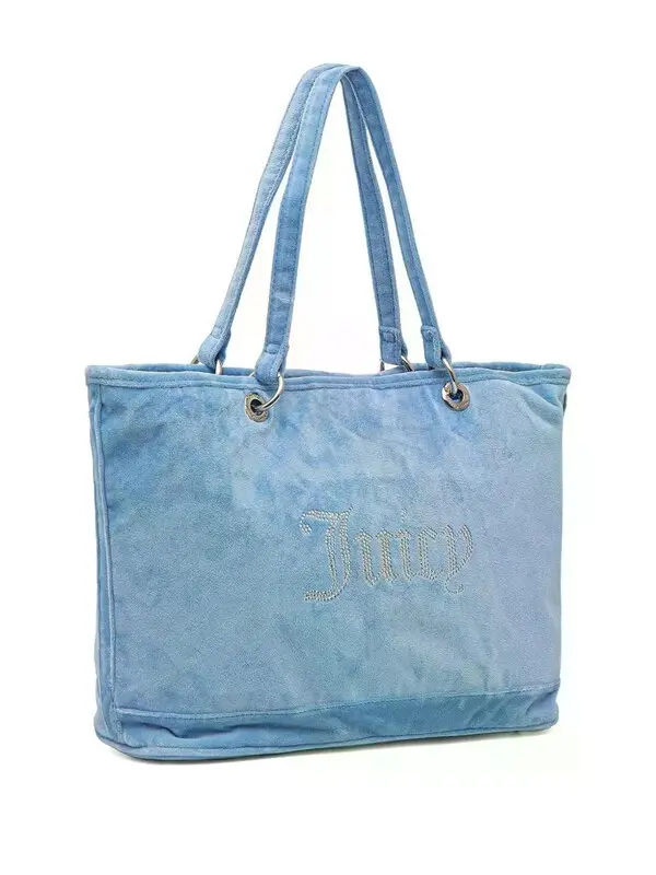 Juicy Couture Logo-studded Velour Tote