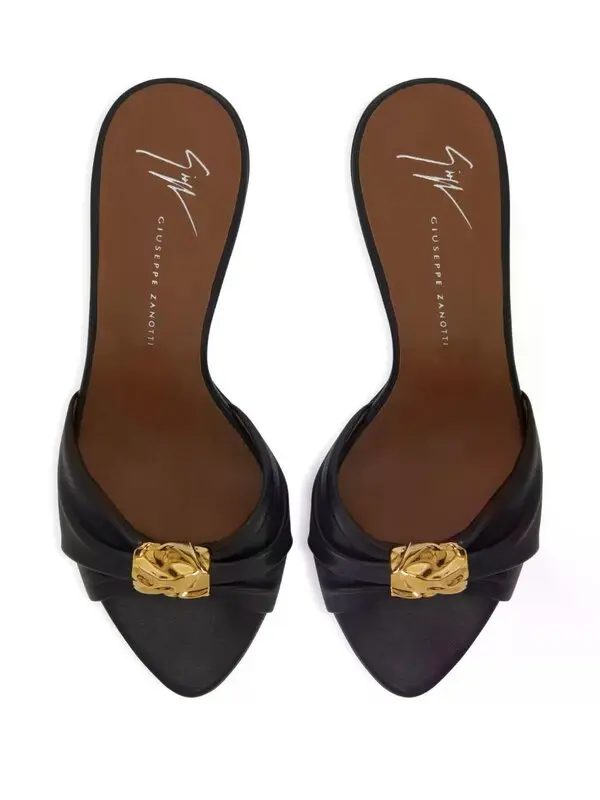 GIUSEPPE ZANOTTI 90mm Cherie Pleated Sandals