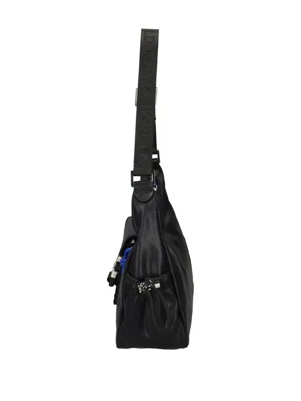 Karl Lagerfeld Small Utility Coated Denim Shoulder Bag
