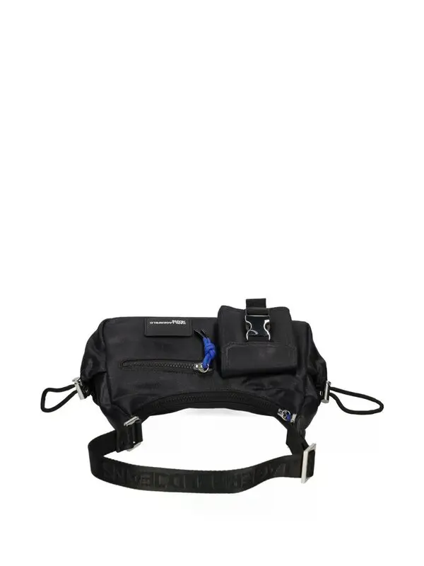 Karl Lagerfeld Small Utility Coated Denim Shoulder Bag