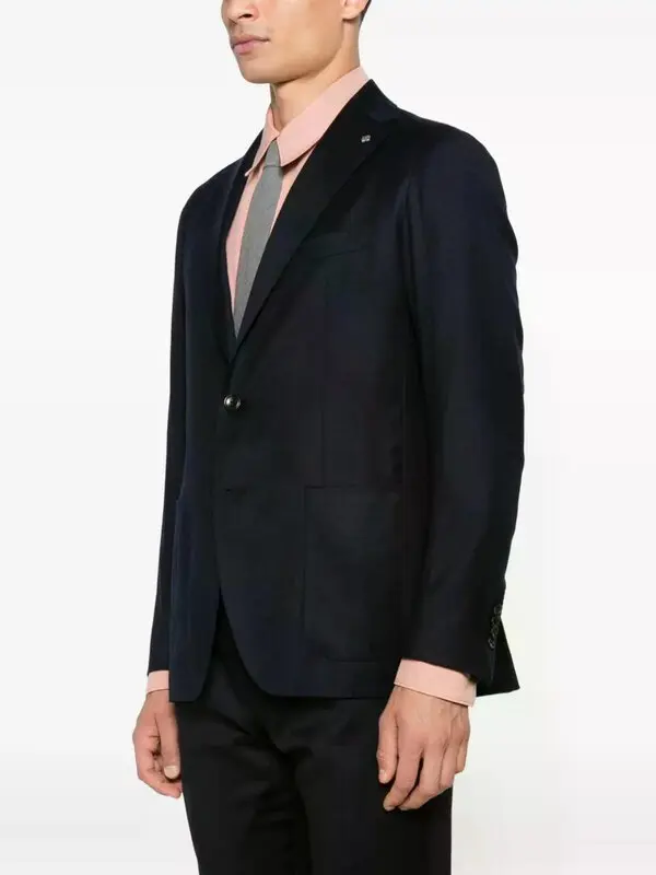 Tagliatore Two-button Wool Blazer - Blue