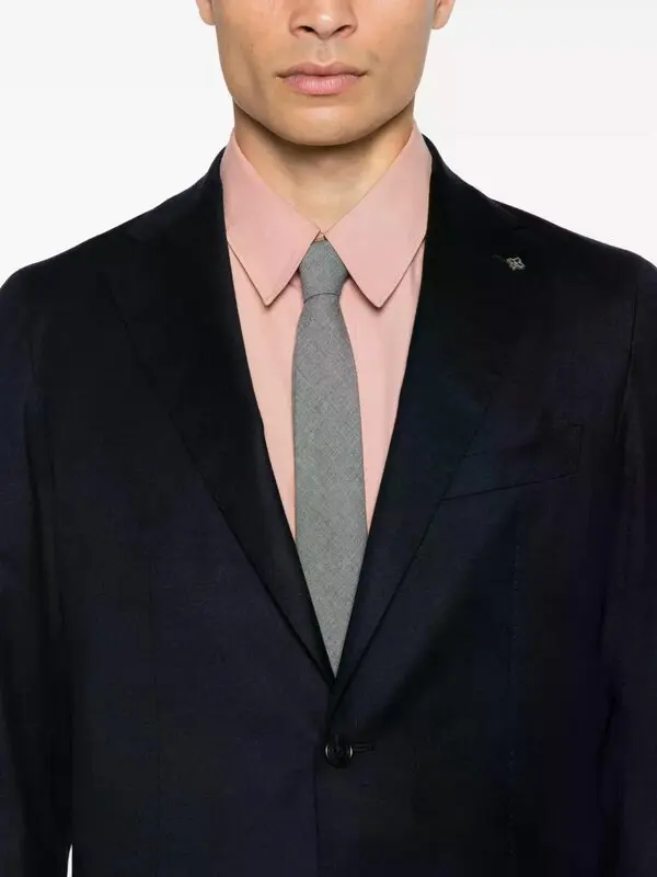 Tagliatore Two-button Wool Blazer - Blue