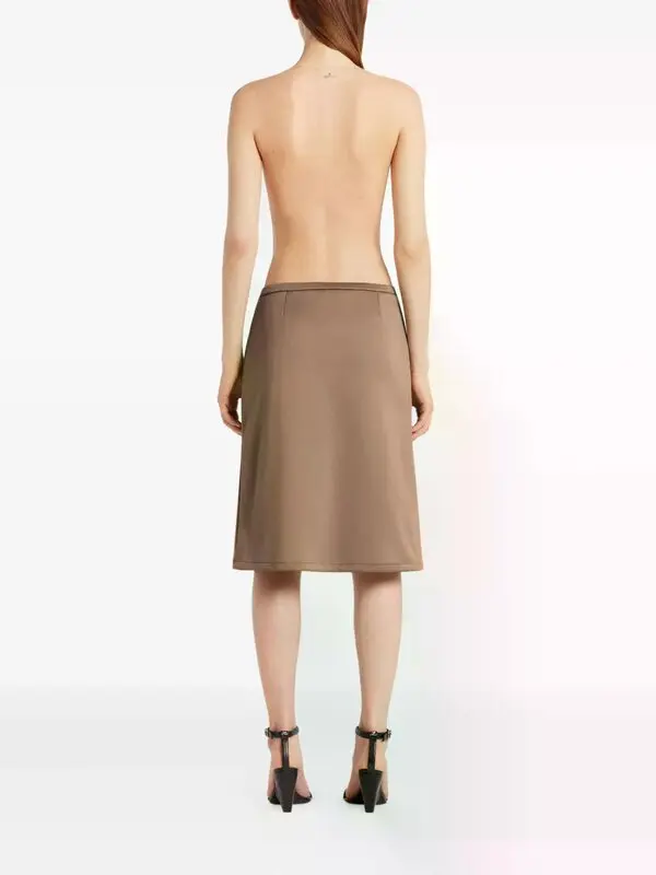 COURREGES Straight-cut Pencil Skirt