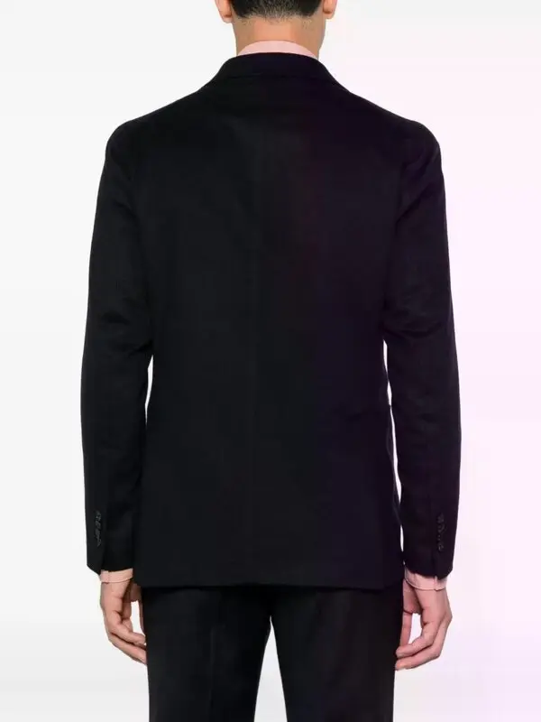 Tagliatore Double-breasted Patch-pocket Blazer - Blue