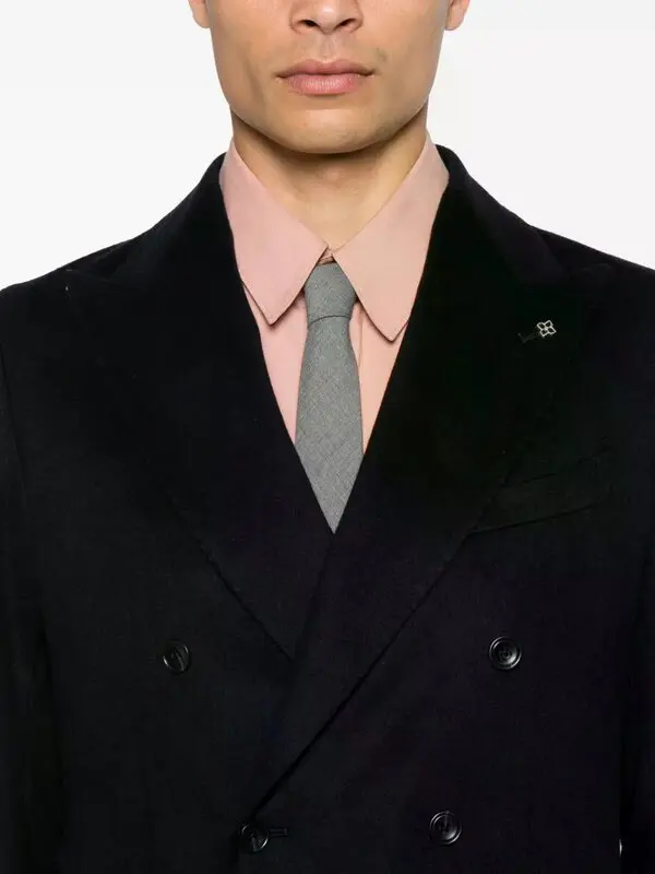 Tagliatore Double-breasted Patch-pocket Blazer - Blue