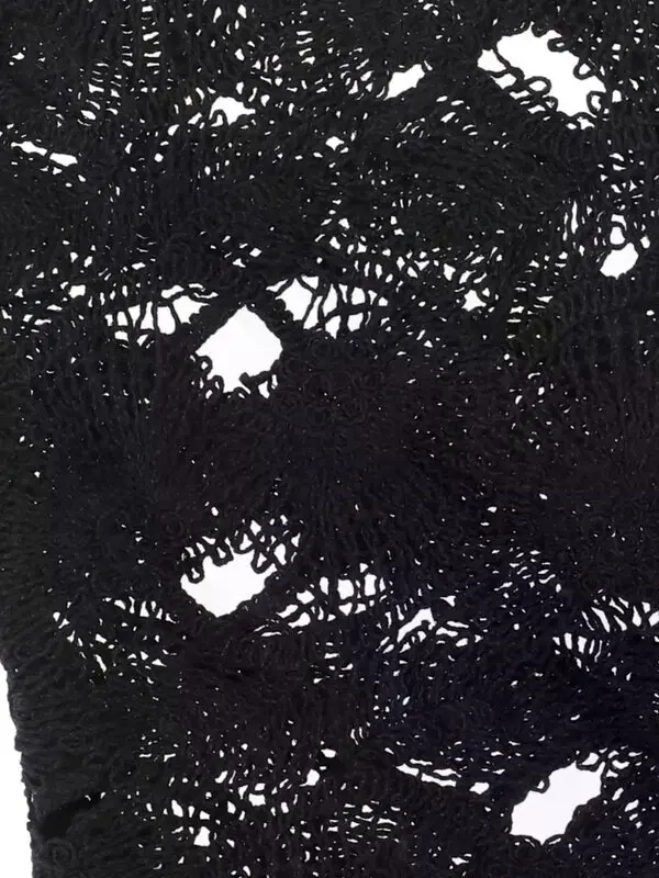 KANGRA Perforated Crew-neck Sweater