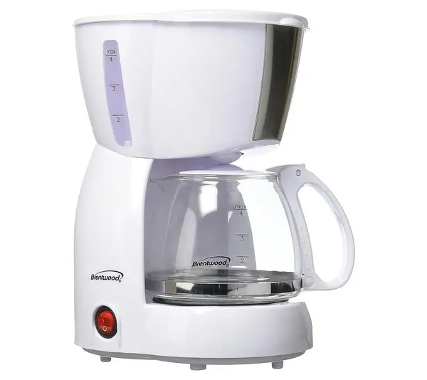 BRENTWOOD 4-cup Coffee Maker - One-color
