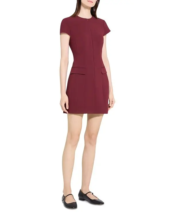 Theory Tailored Zip Front Dress