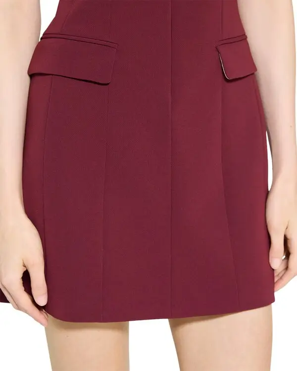 Theory Tailored Zip Front Dress