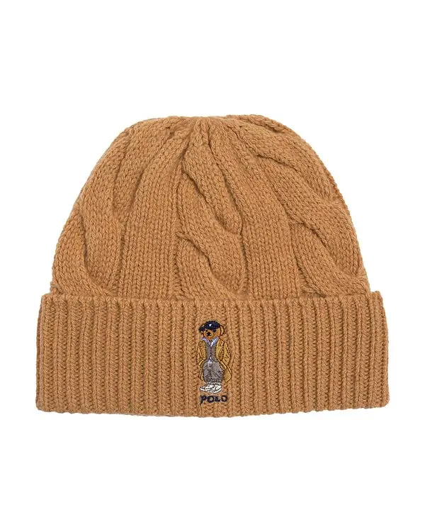 Polo Ralph Lauren Fall Bear Beanie - Classic Camel