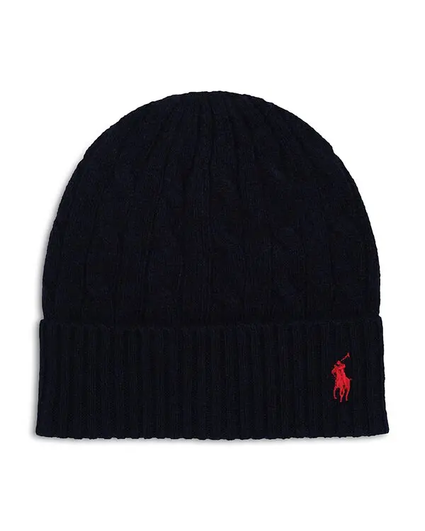 Polo Ralph Lauren Wool And Cashmere Beanie - Hunter Navy