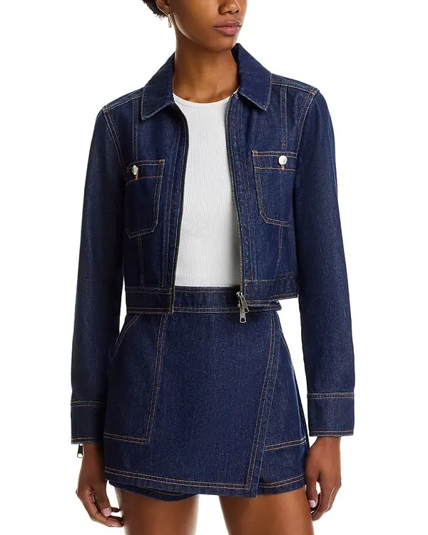 Veronica Beard Patty Denim Jacket - Indigo Rinse