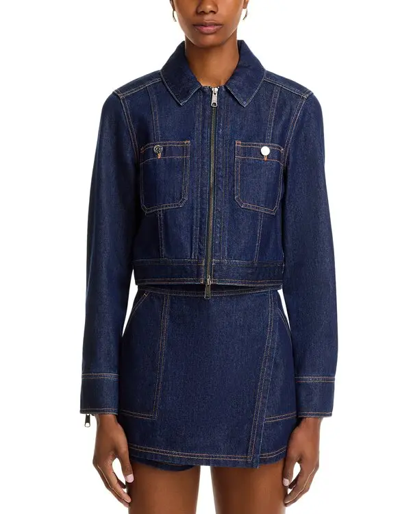Veronica Beard Patty Denim Jacket - Indigo Rinse