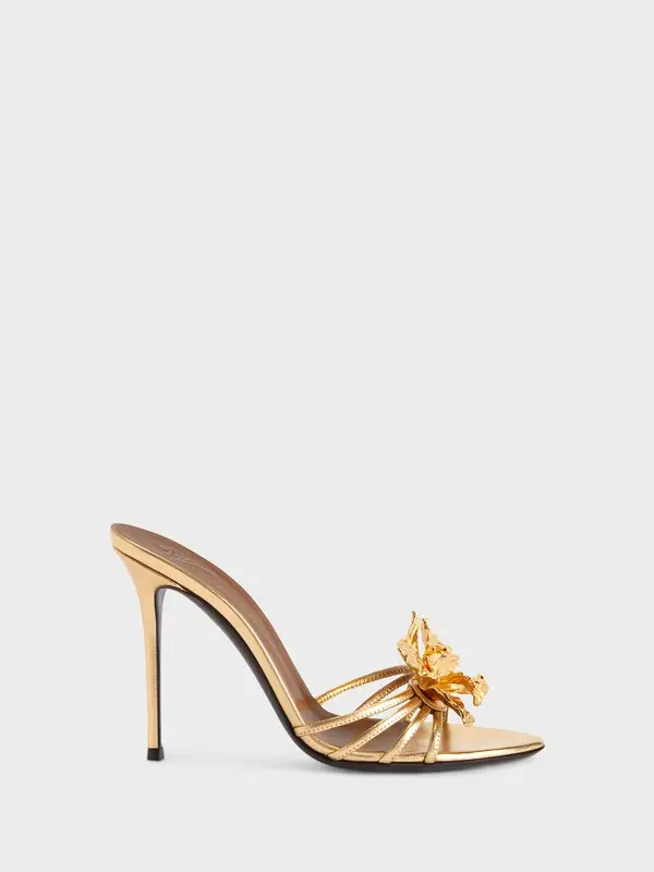 GIUSEPPE ZANOTTI Orchid Mule 105 - Gold