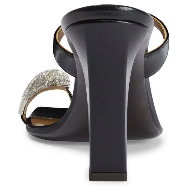 GIUSEPPE ZANOTTI Icon Ring 90 Thong Sandals - Black
