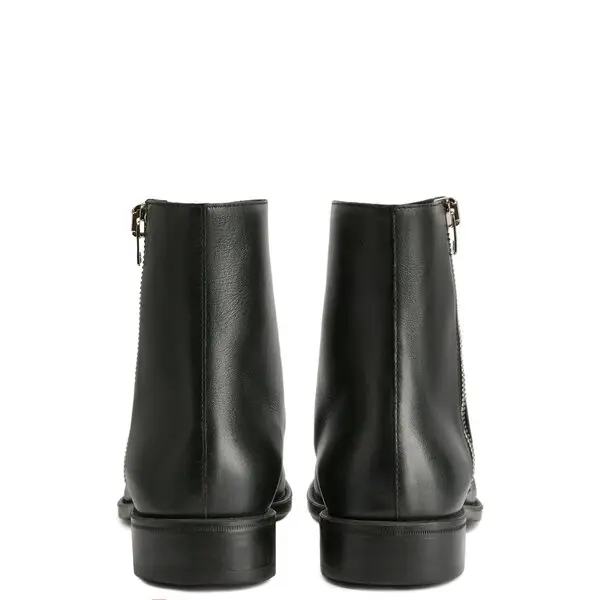 GIUSEPPE ZANOTTI Leather Ankle Boots - Black