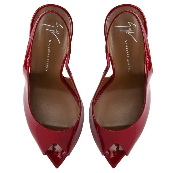 GIUSEPPE ZANOTTI Intriigo Open Toe 90 - Bordeaux